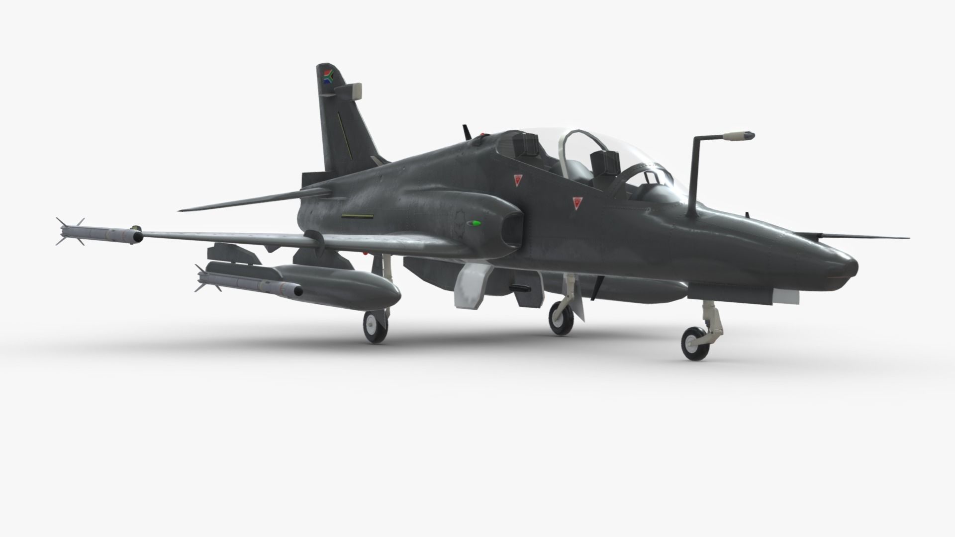3D model BAE Hawk Mk 120 South African Airforce VR / AR / low-poly ...