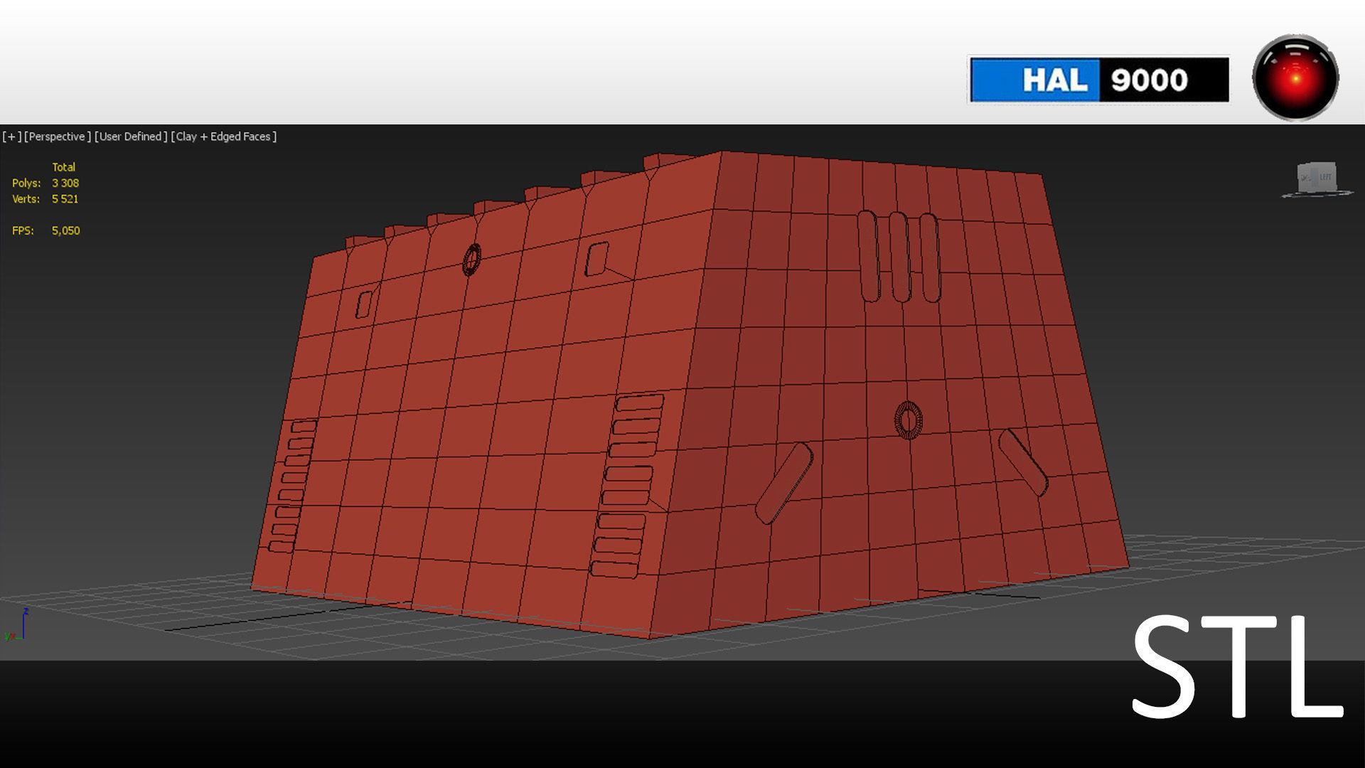 Scarif imperial container 3D model | CGTrader