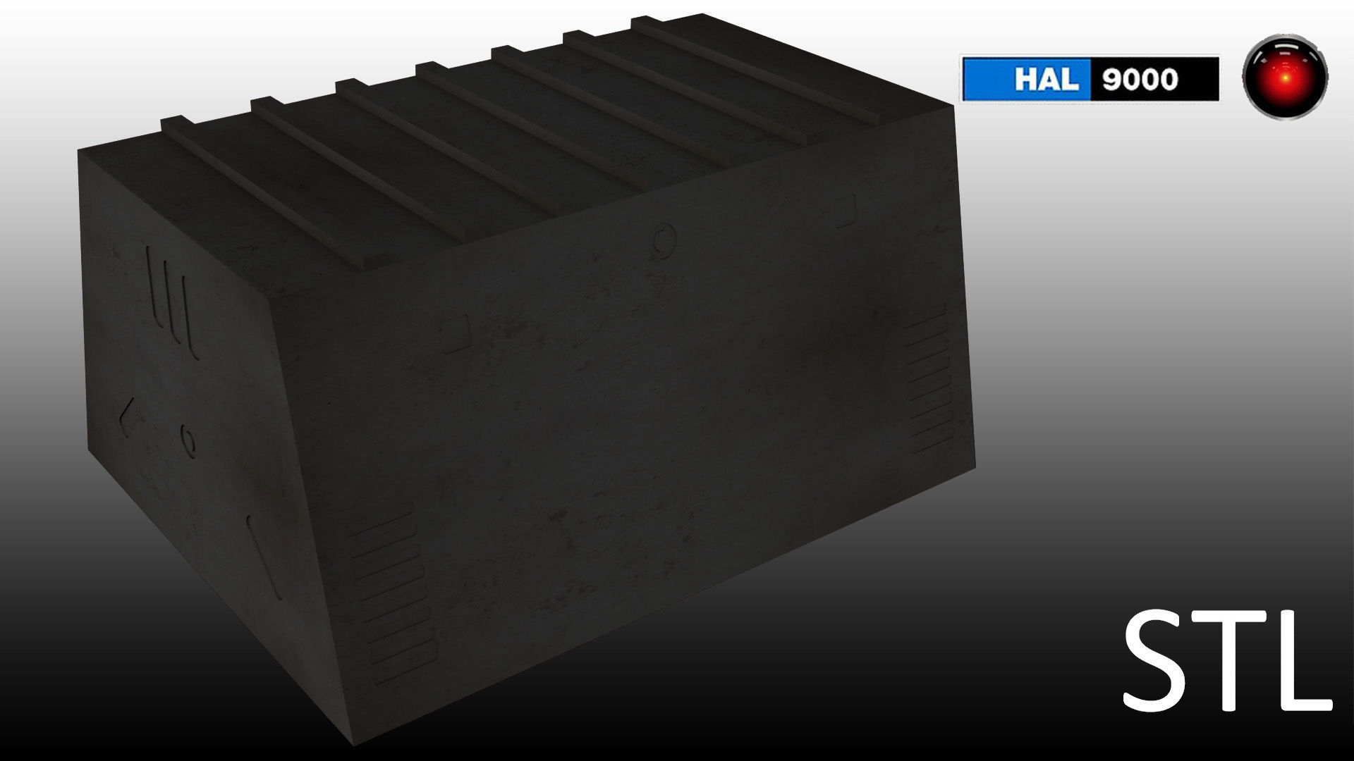 Scarif imperial container black 3D model | CGTrader