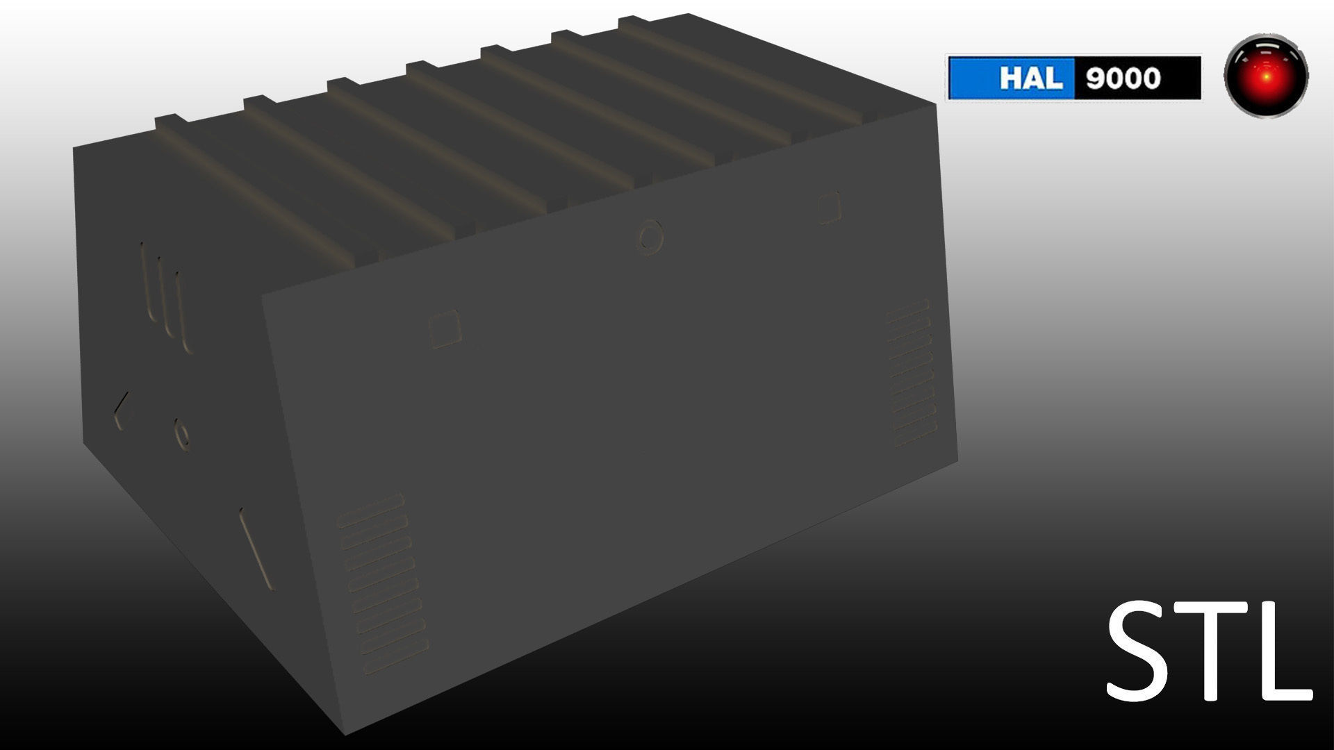 Scarif imperial container black 3D model | CGTrader