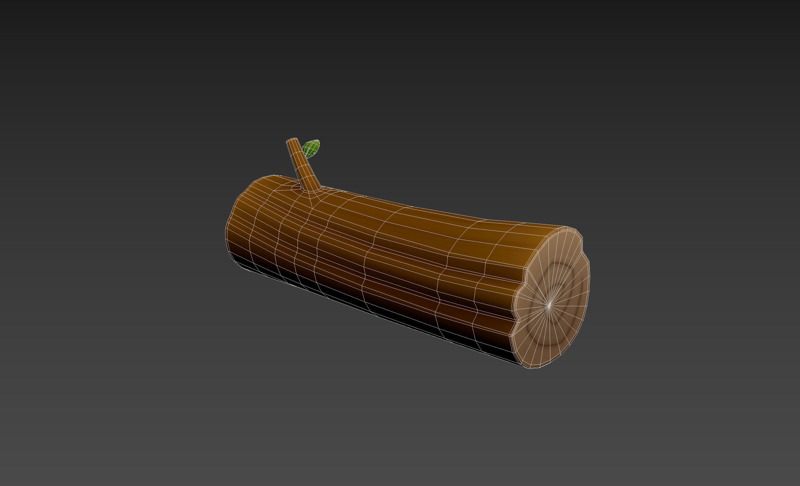 3D model Low Poly Log 001 VR / AR / low-poly | CGTrader