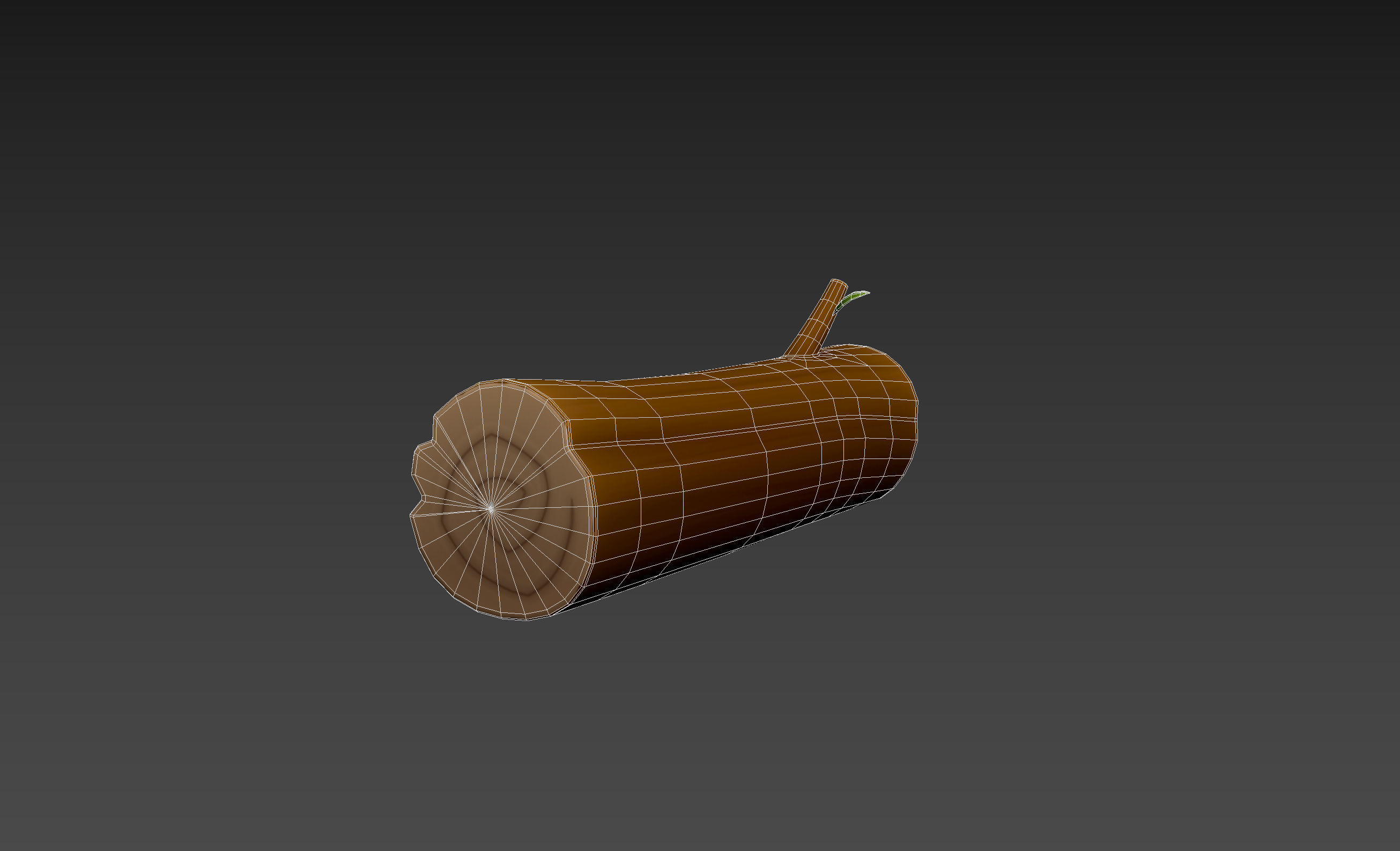 3D model Low Poly Log 001 VR / AR / low-poly | CGTrader