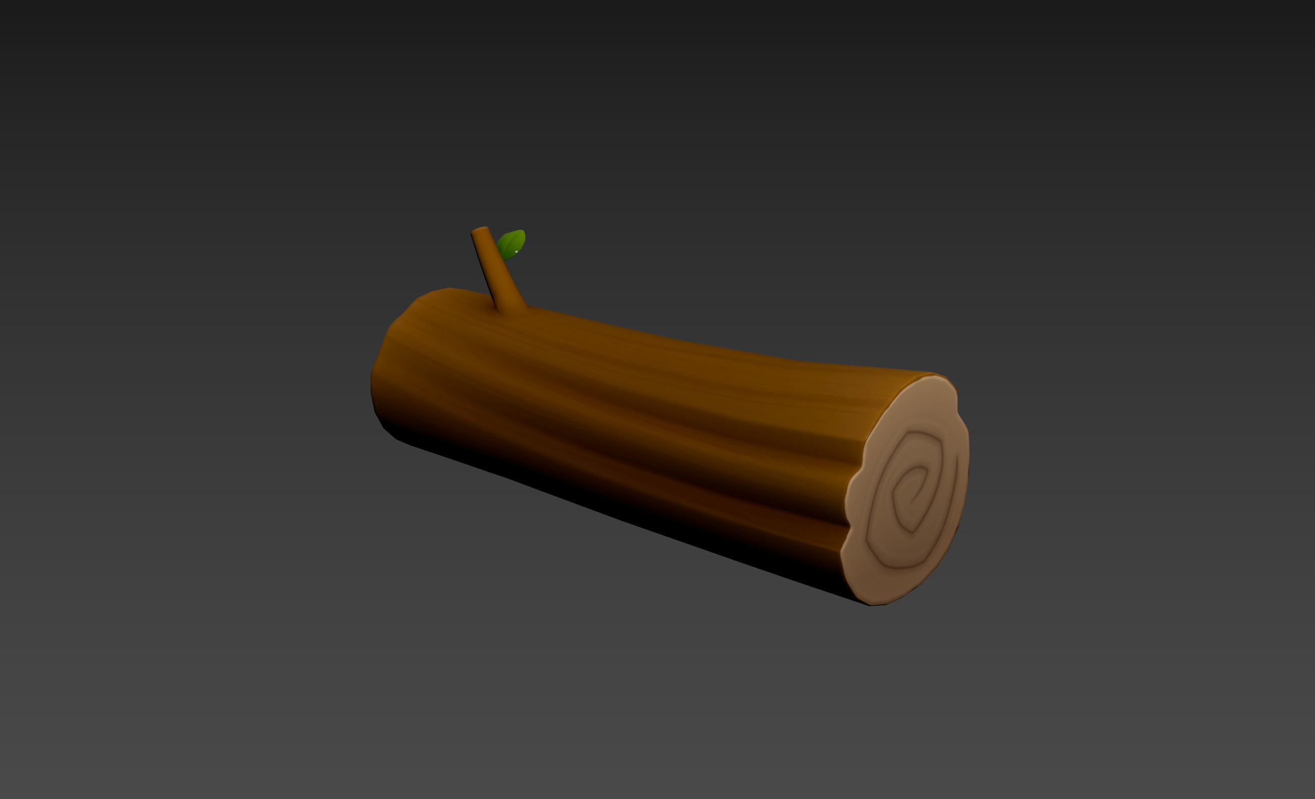 3D model Low Poly Log 001 VR / AR / low-poly | CGTrader