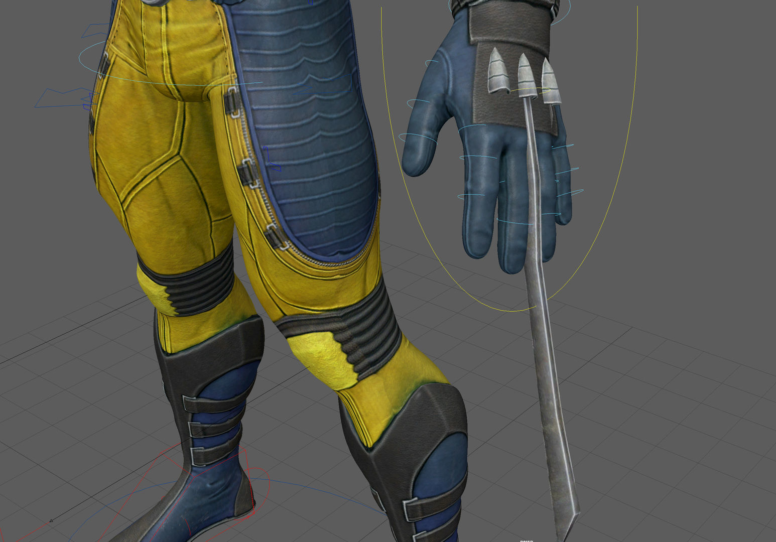 Wolverine Rig 3D model rigged | CGTrader