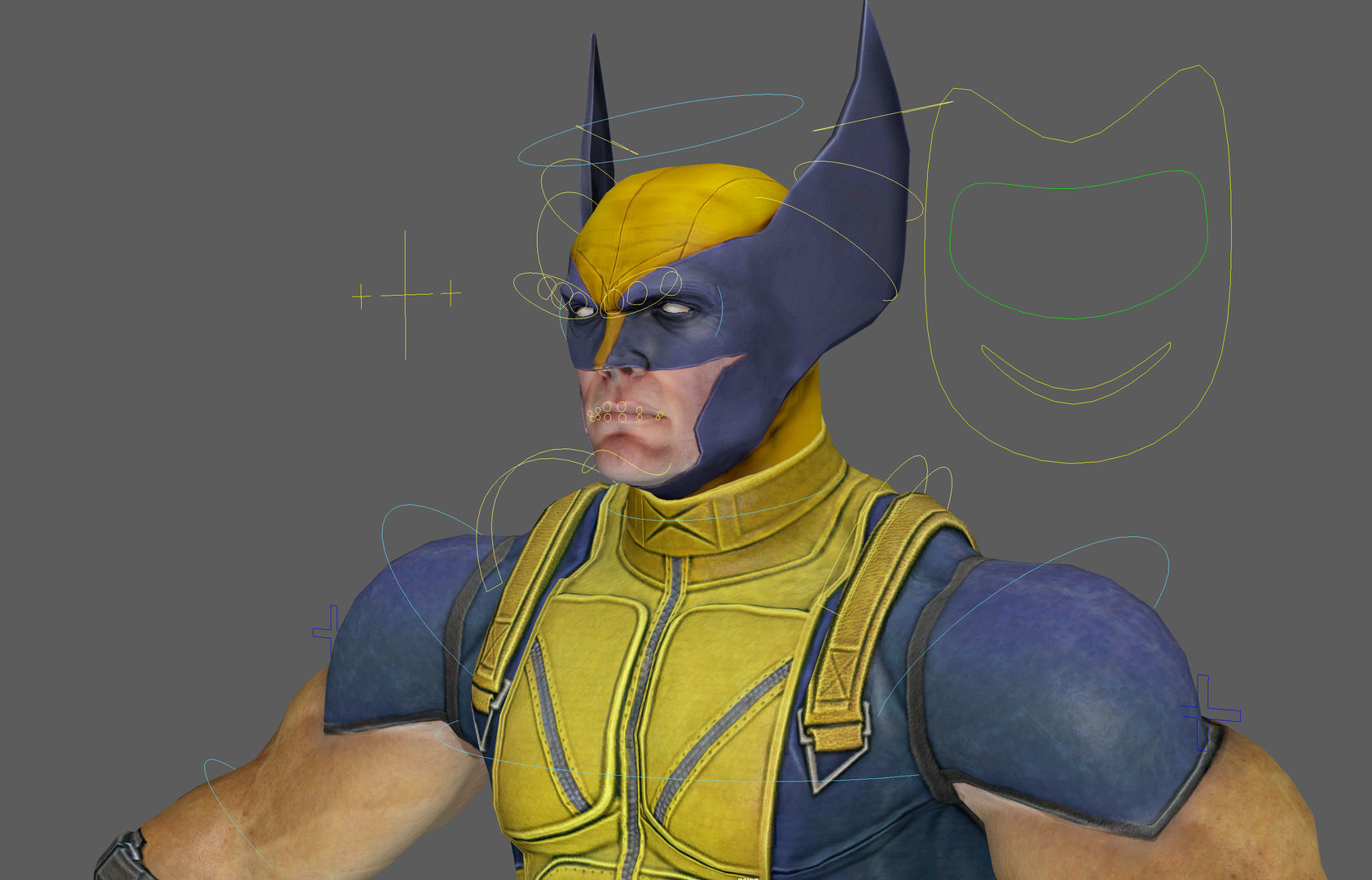 Wolverine Rig 3D model rigged | CGTrader