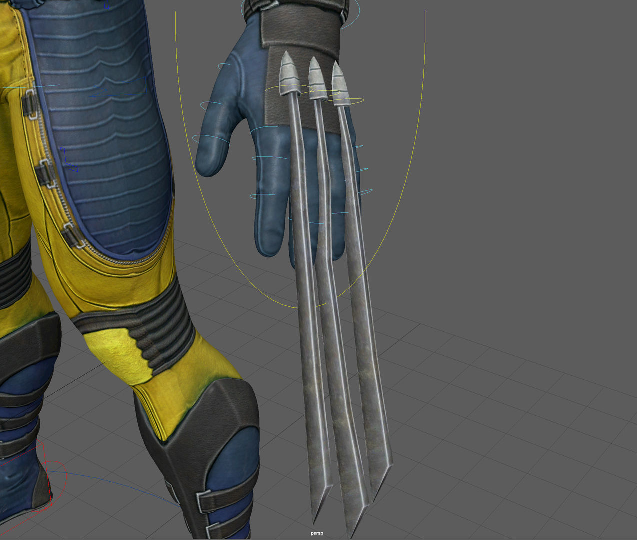 Wolverine Rig 3D model rigged | CGTrader