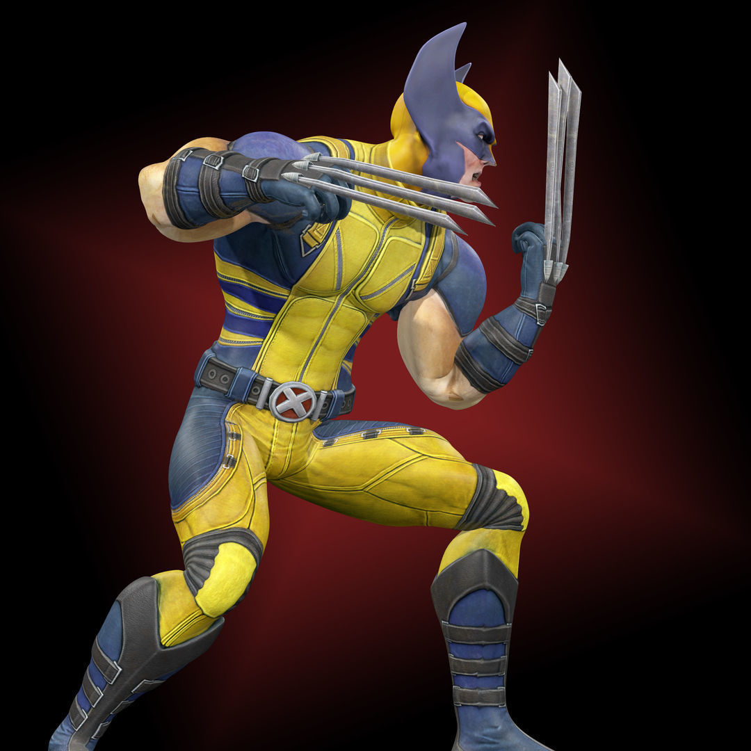 Wolverine Rig 3D model rigged | CGTrader