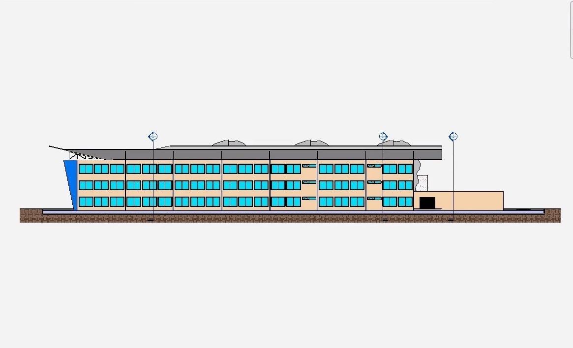 school 02 compelete revit project 3D model | CGTrader