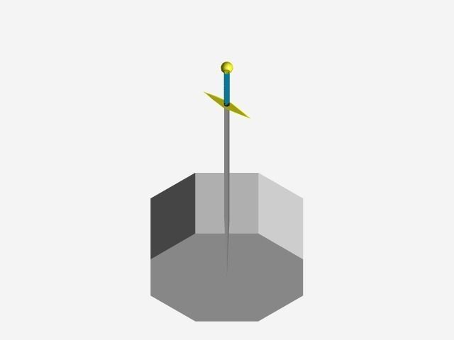 A sword model in AutoCAD free 3D model | CGTrader