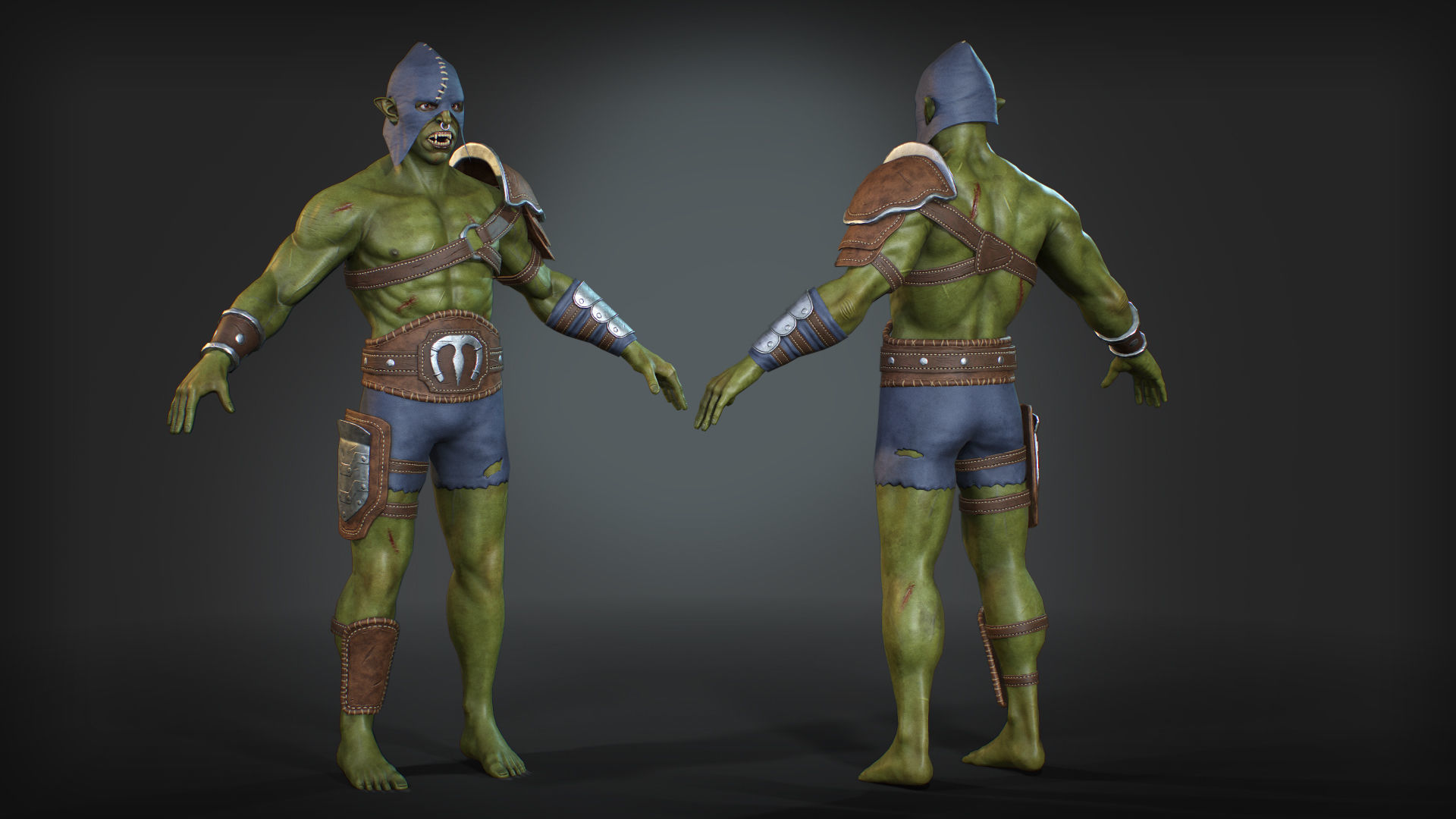 3D model Orc 02 VR / AR / low-poly rigged | CGTrader
