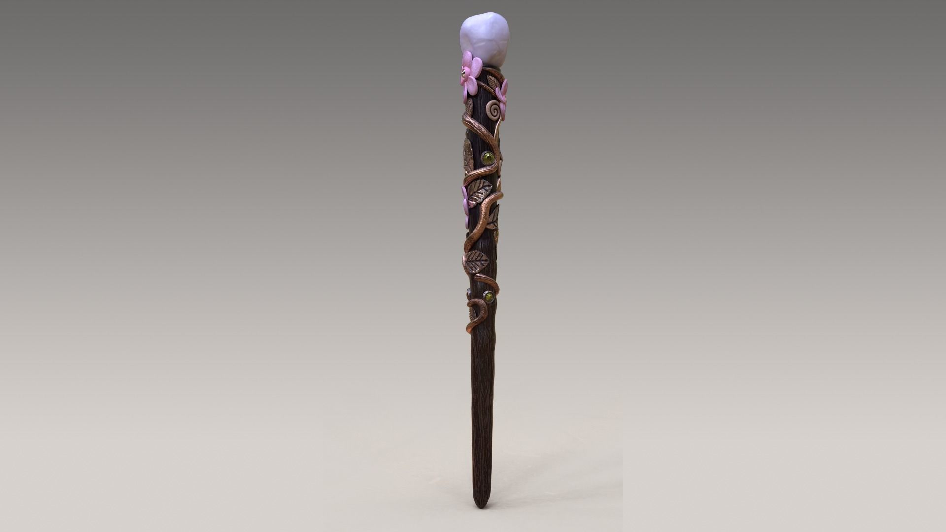 Fairy Wand - Nature Wand - Flower Wand - Magic Wand 3D model | CGTrader