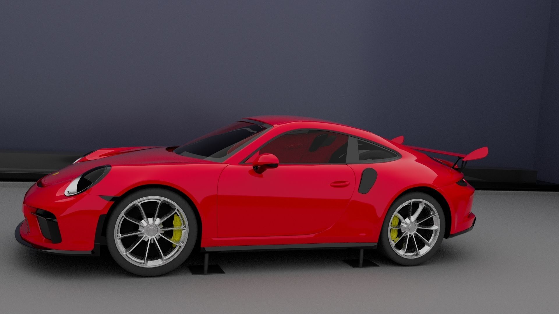 Porsche 911 GT3 3D model 3D model | CGTrader