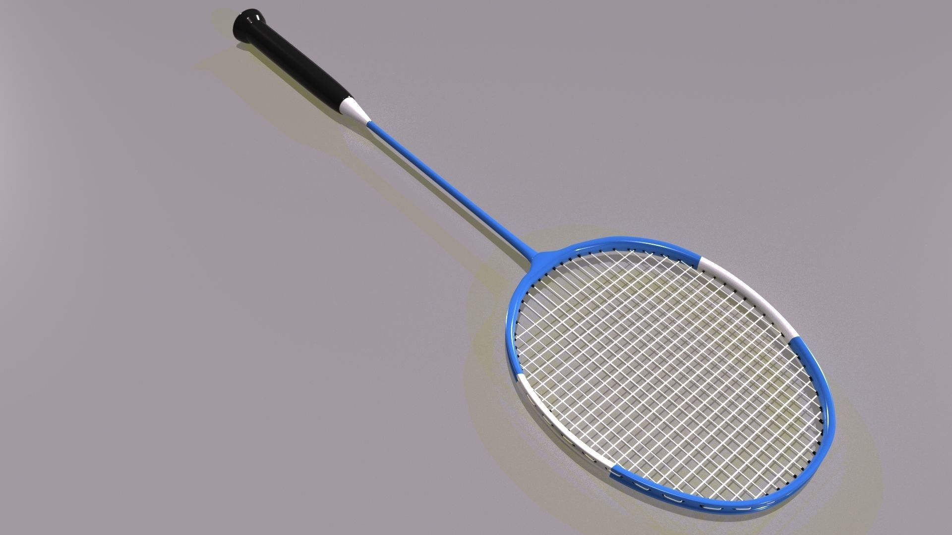 Badminton racket 3D model | CGTrader