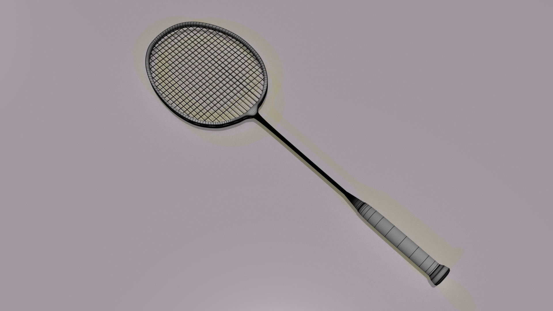Badminton racket 3D model | CGTrader
