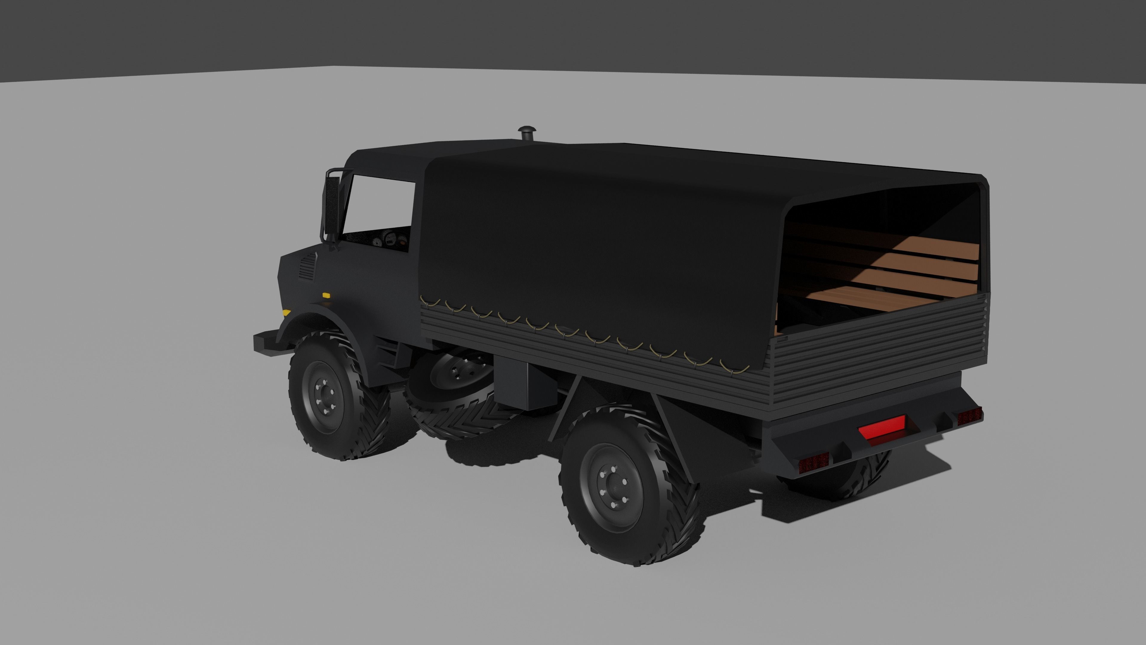 unimog military vehicle 3D model | CGTrader