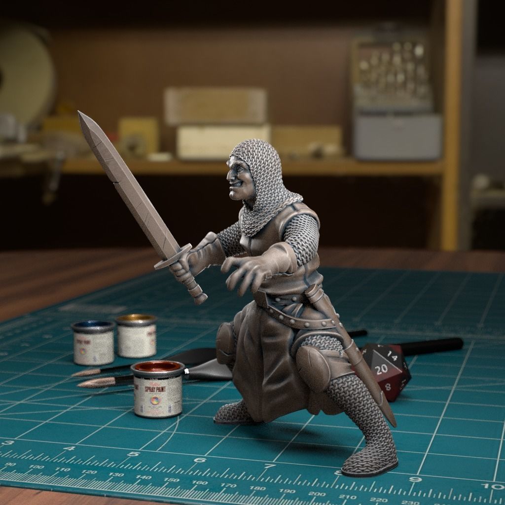 Lancelot - Pre-Supported 3D model 3D printable | CGTrader