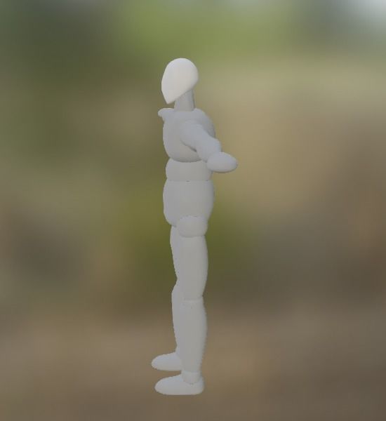 Basic Human Mannequin 3D model | CGTrader