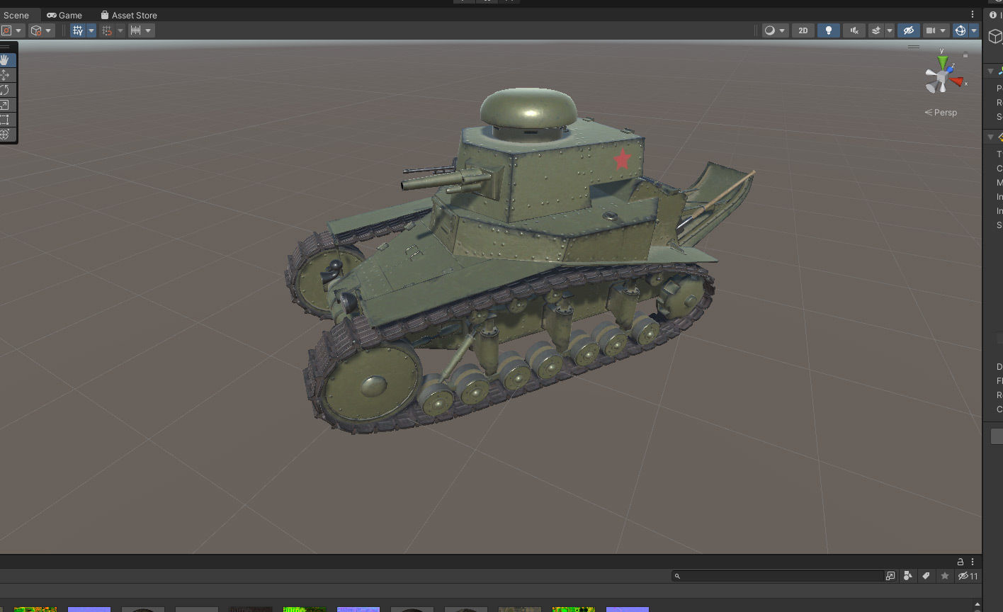 3D model T18 aka MS1 soviet tank VR / AR / low-poly | CGTrader
