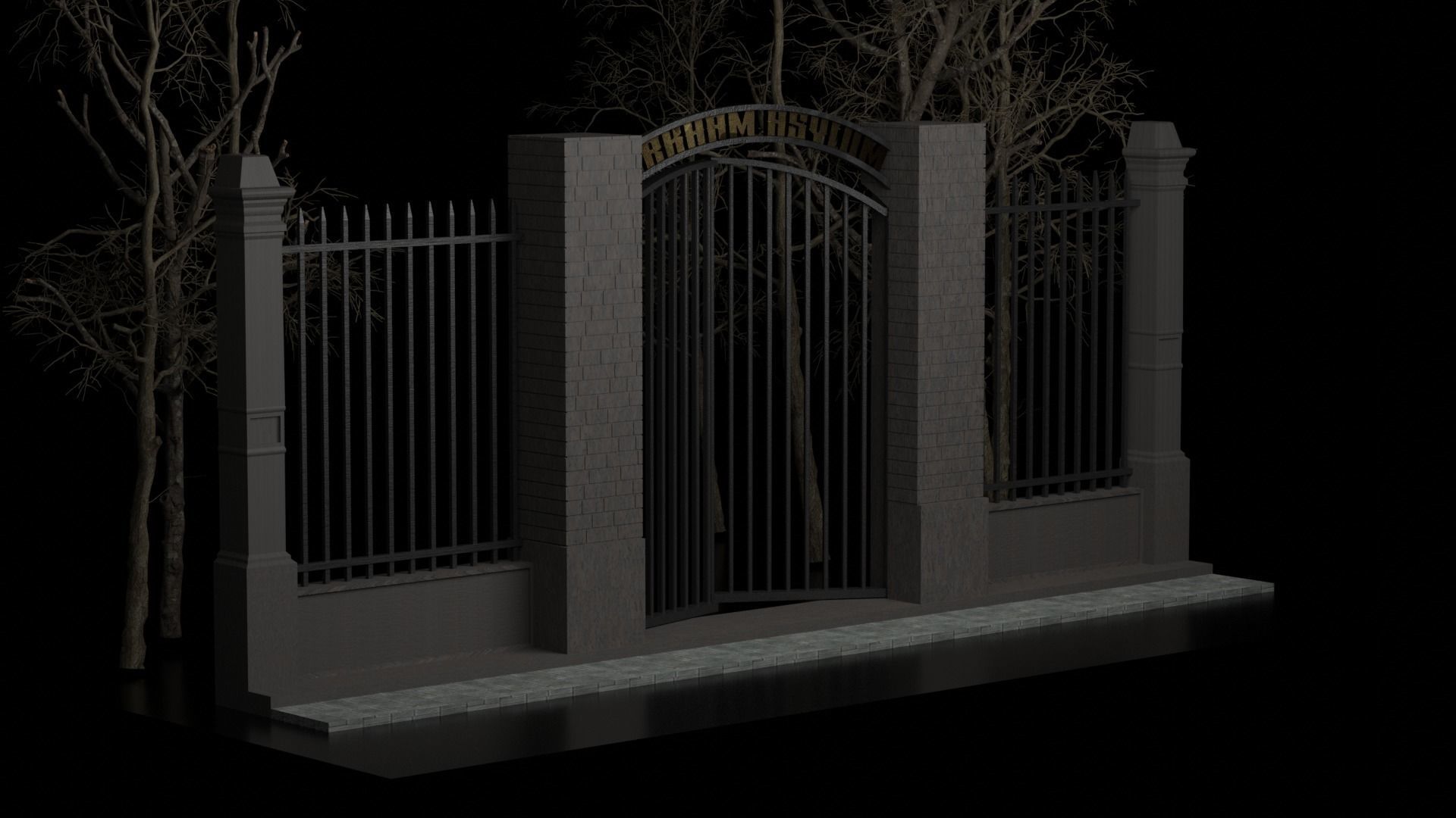 Arkham Asylum Batman 3D model 3D printable | CGTrader