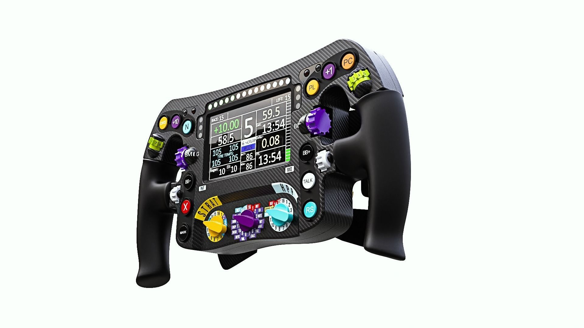 Mercedes F1 Steering Wheel 3D model | CGTrader
