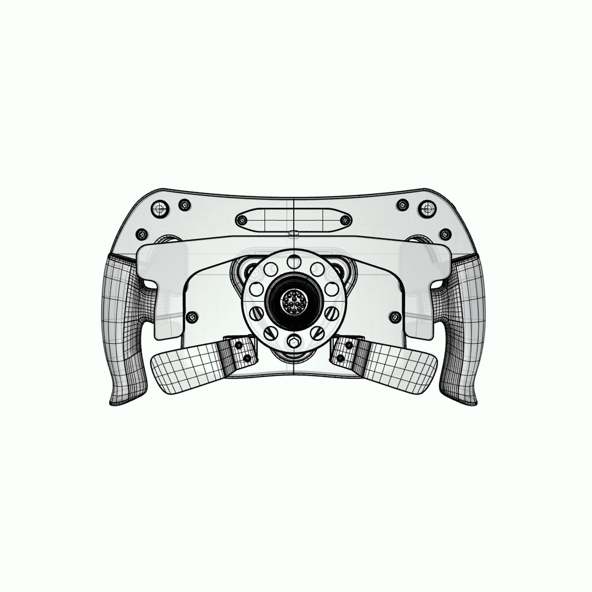 Mercedes F1 Steering Wheel 3D model | CGTrader