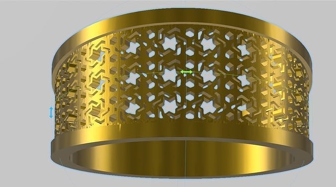 contemporary jali ring stl verified 3D model 3D printable | CGTrader