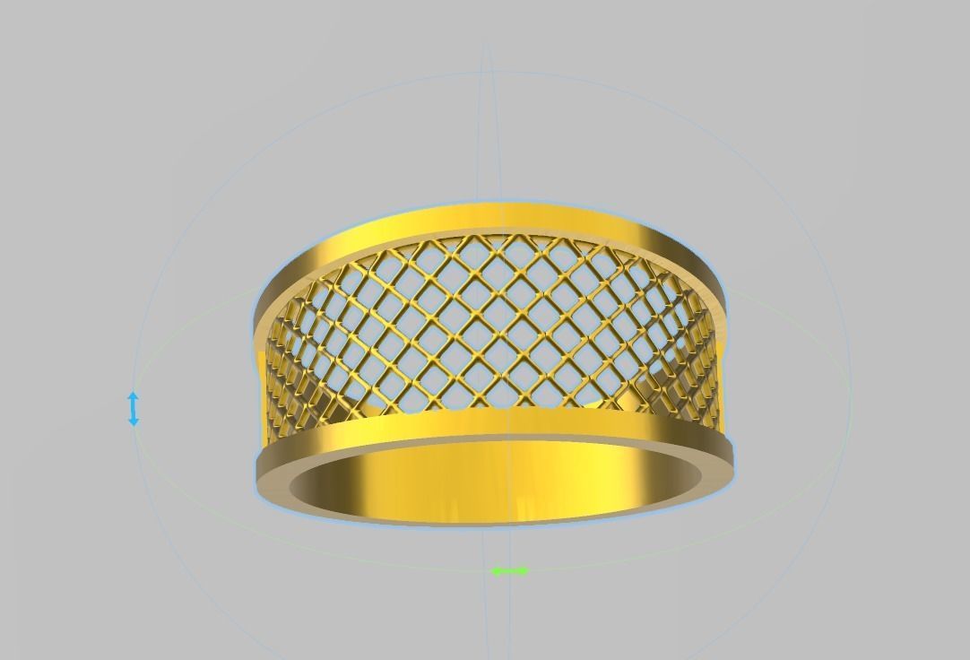 contemporary jali ring stl verified 3D model 3D printable | CGTrader