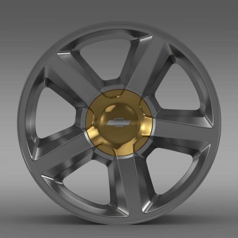 Chevrolet Suburban LTZ 2007 rim 3D model | CGTrader