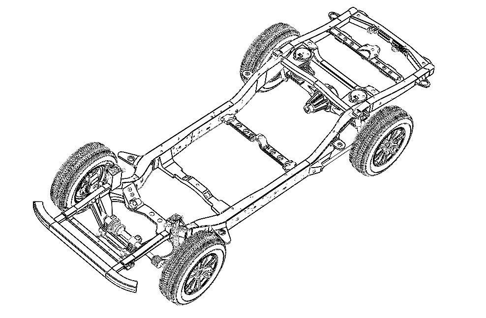 Toyota Land Cruiser Prado Chassis system 3D model rigged | CGTrader