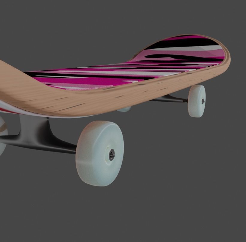 Skateboard model free 3D model | CGTrader