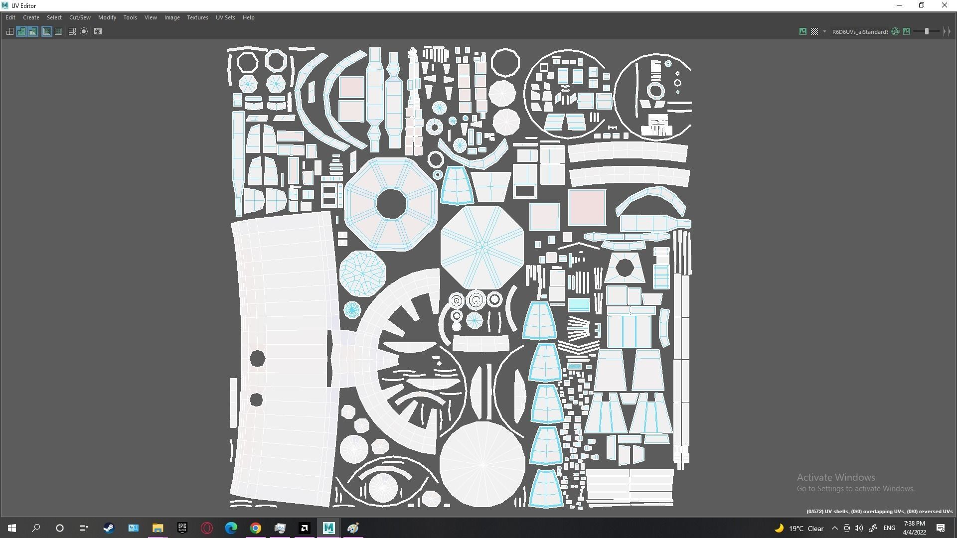 Extremely Detailed Low Poly PBR R4D4 free VR / AR / low-poly 3D model ...