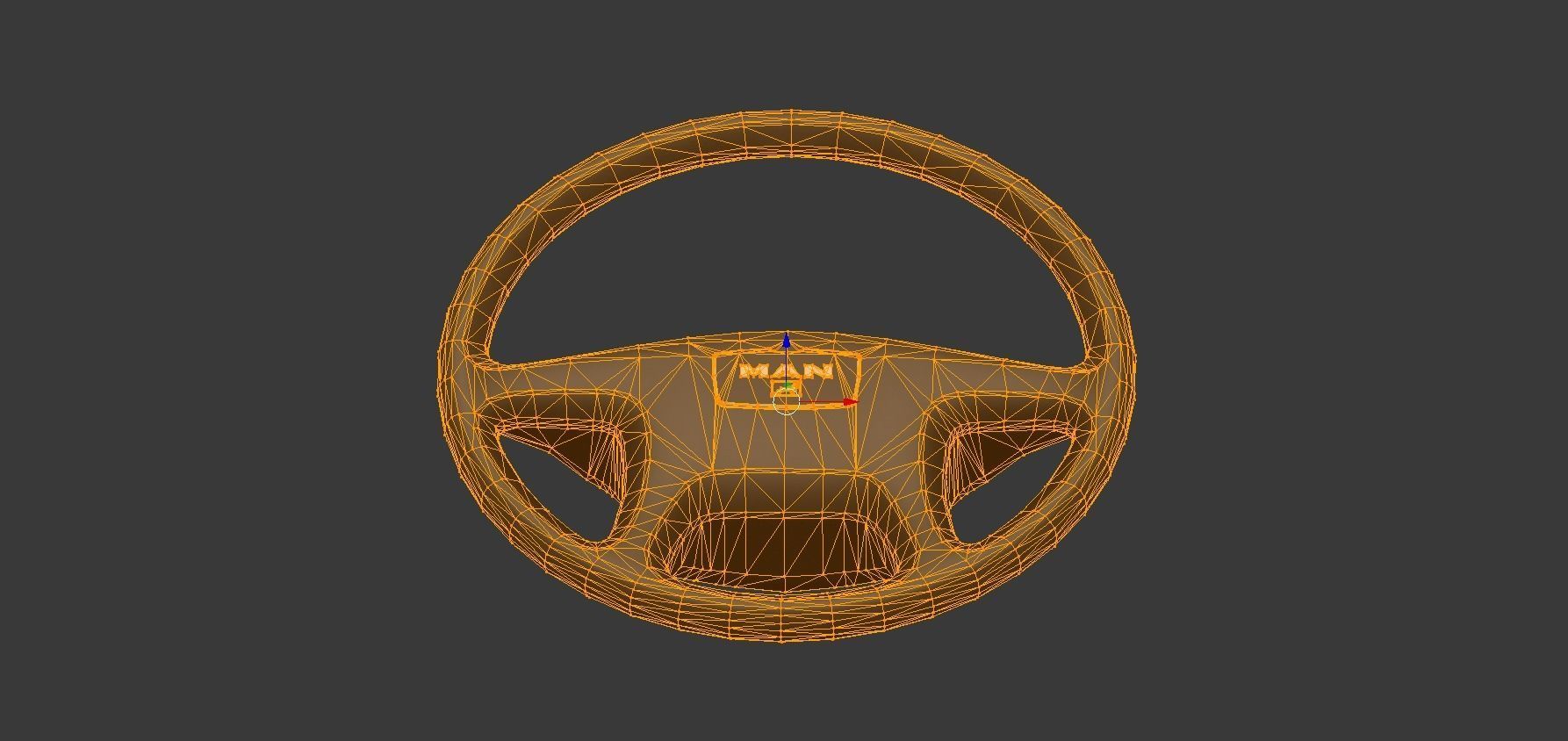 3D model MAN truck and bus steering wheel VR / AR / low-poly | CGTrader