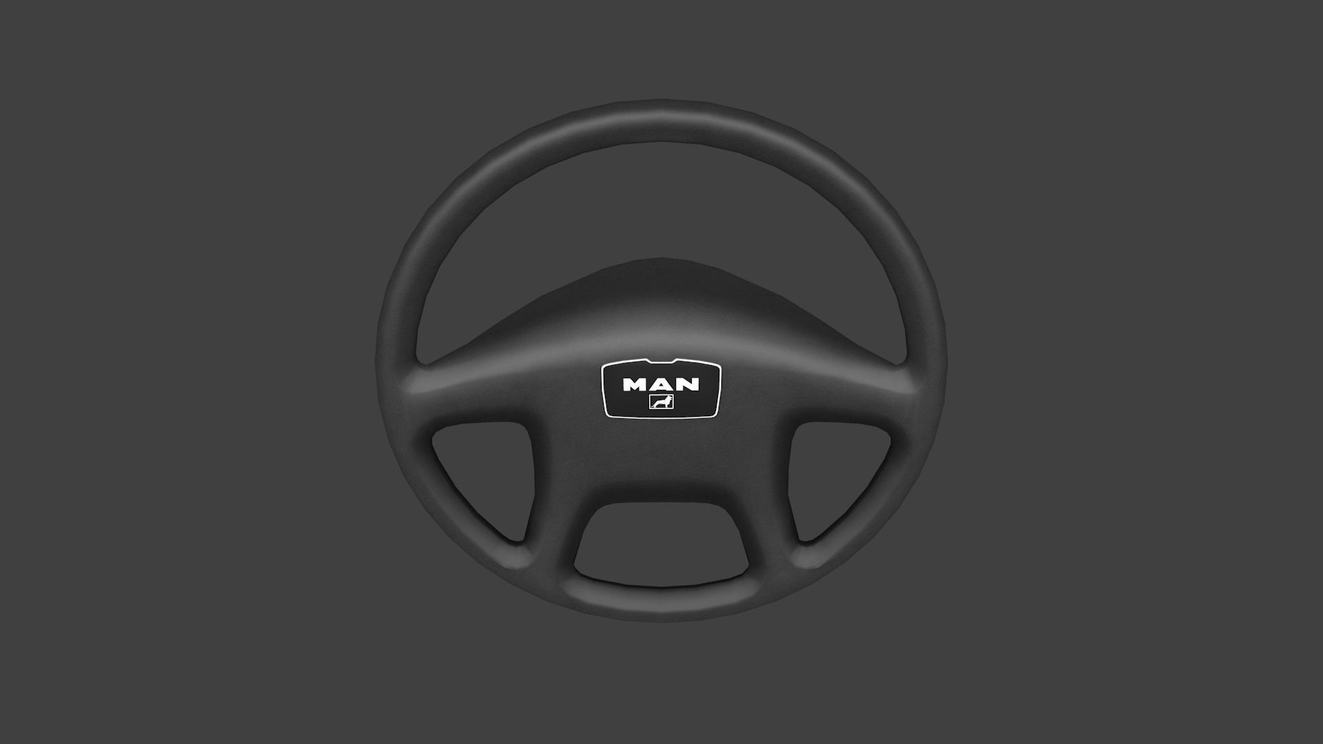 3D model MAN truck and bus steering wheel VR / AR / low-poly | CGTrader