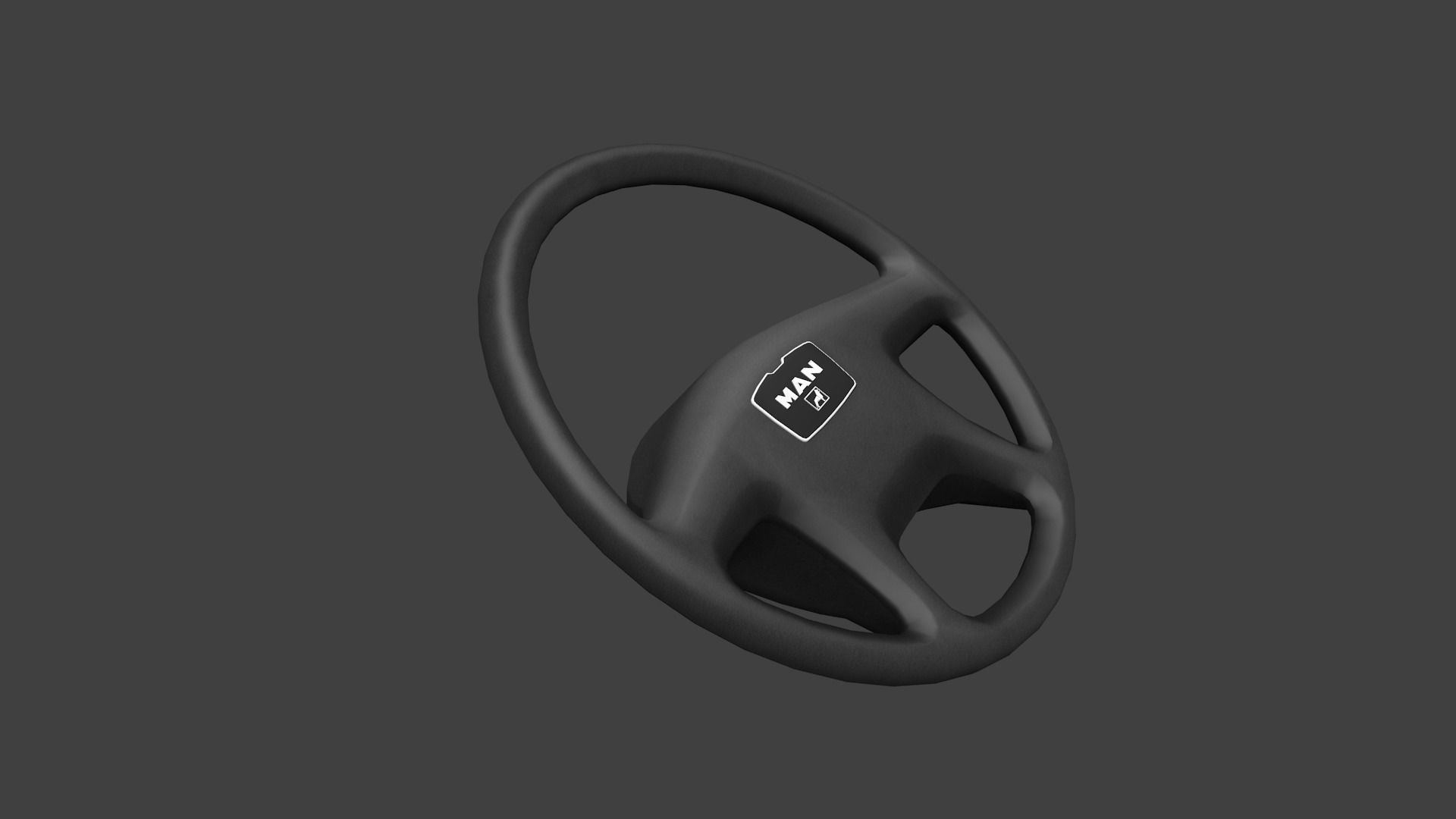 3D model MAN truck and bus steering wheel VR / AR / low-poly | CGTrader