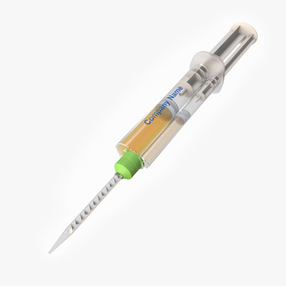 Adhesive Medical Syringe Glue 3D Model 3D model animated rigged | CGTrader