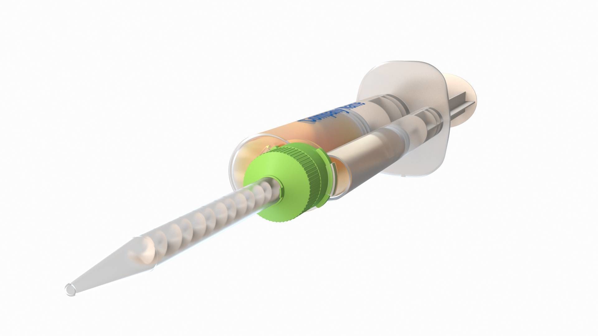 Adhesive Medical Syringe Glue 3D Model 3D model animated rigged | CGTrader