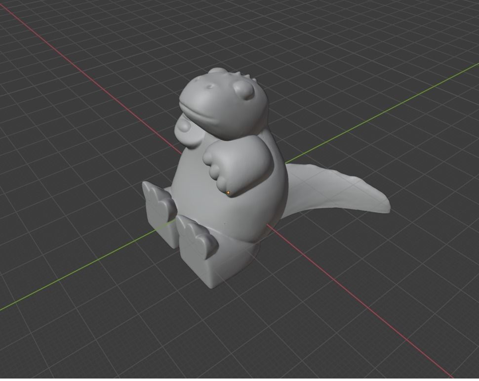 Cute Little Dragon 3D model 3D printable | CGTrader
