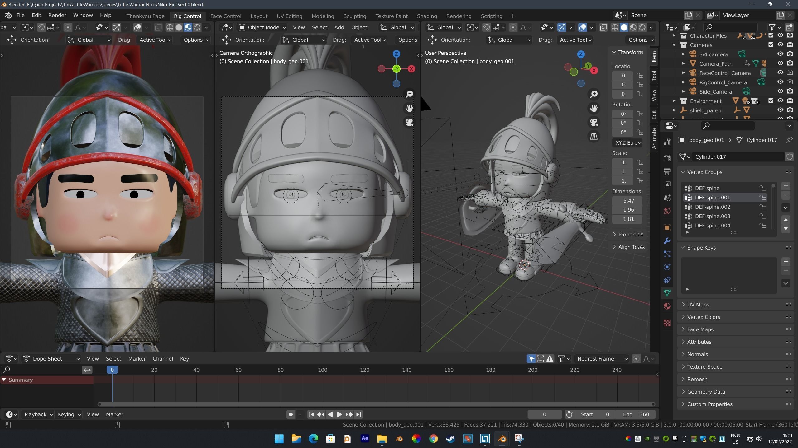 3D model Knight Boy VR / AR / low-poly | CGTrader