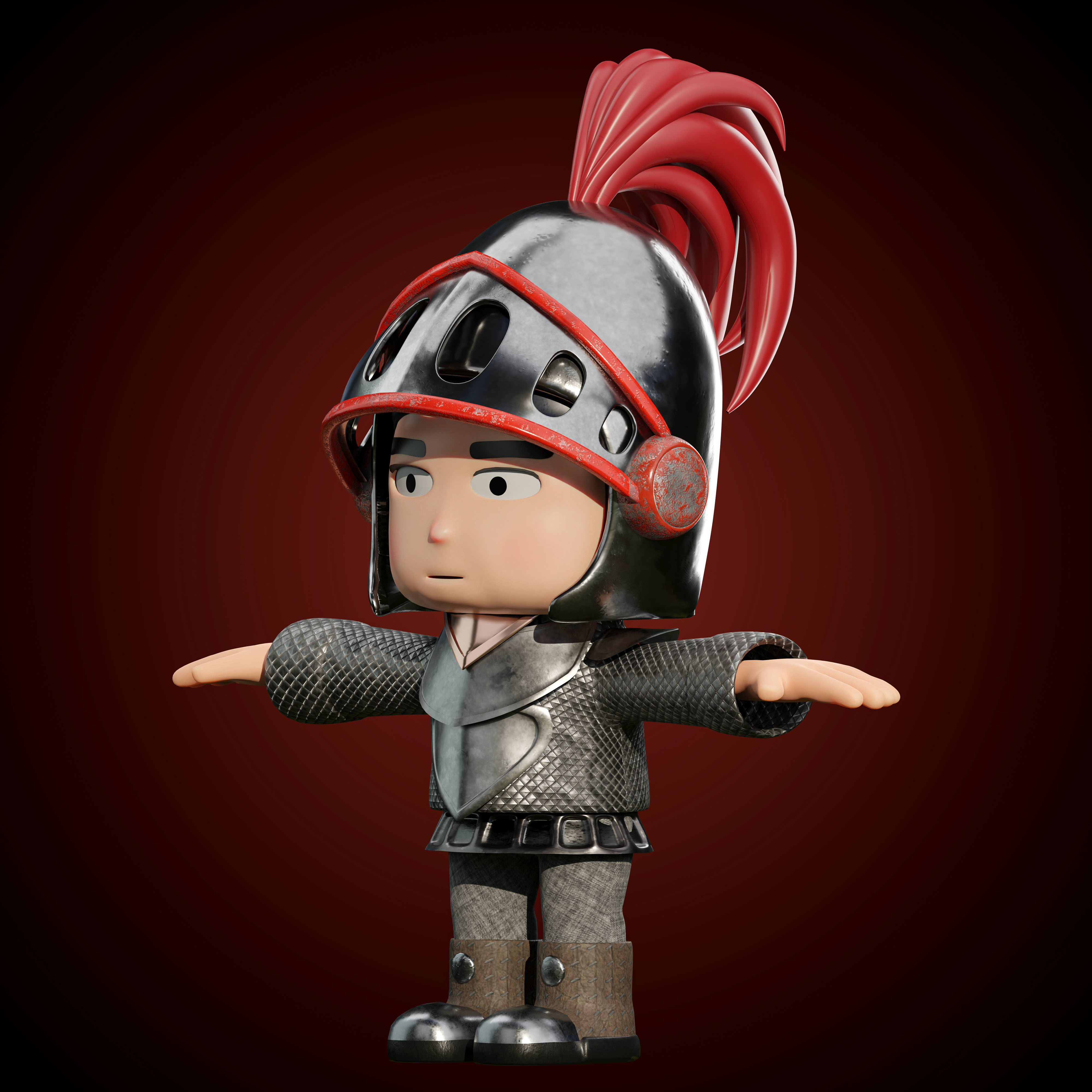 3D model Knight Boy VR / AR / low-poly | CGTrader