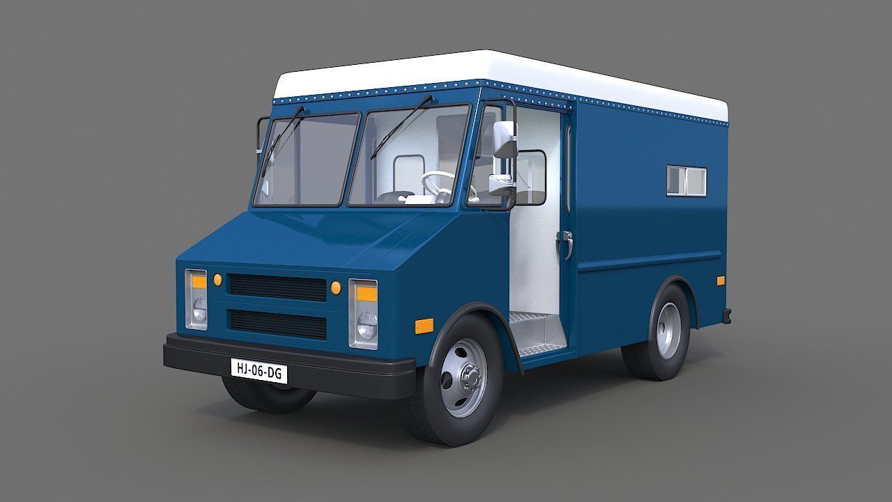Step Van 3D model 3D model | CGTrader