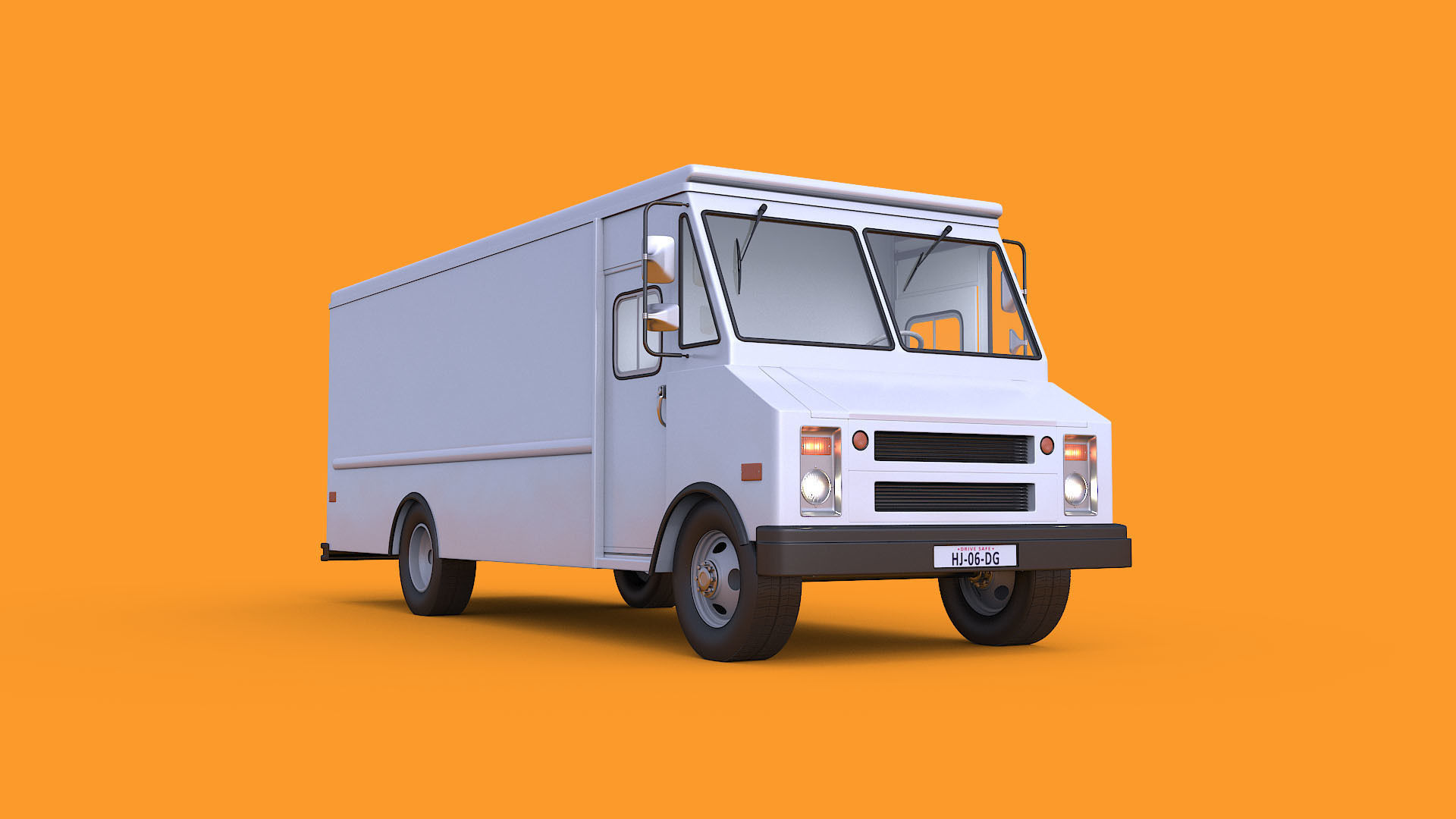 Step Van Truck 3D Model 3D model | CGTrader