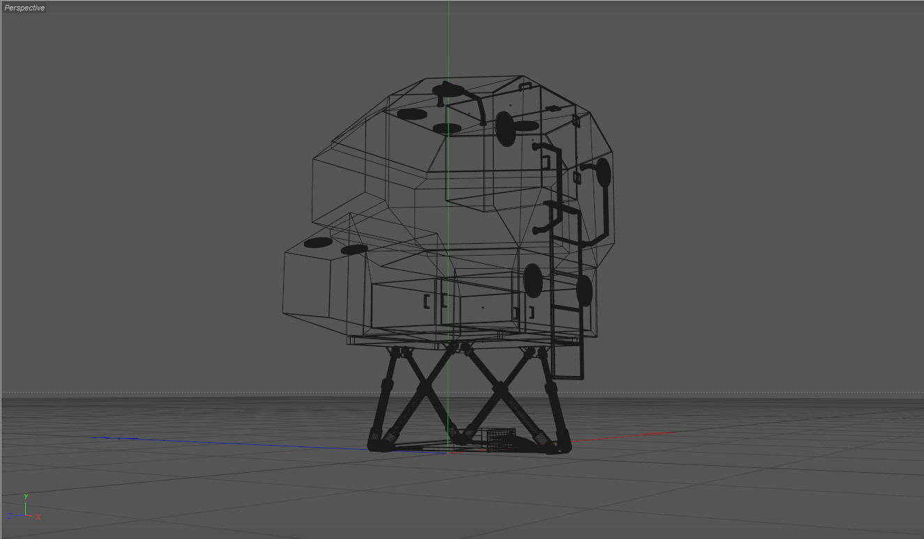 Simulator dome 3D model | CGTrader
