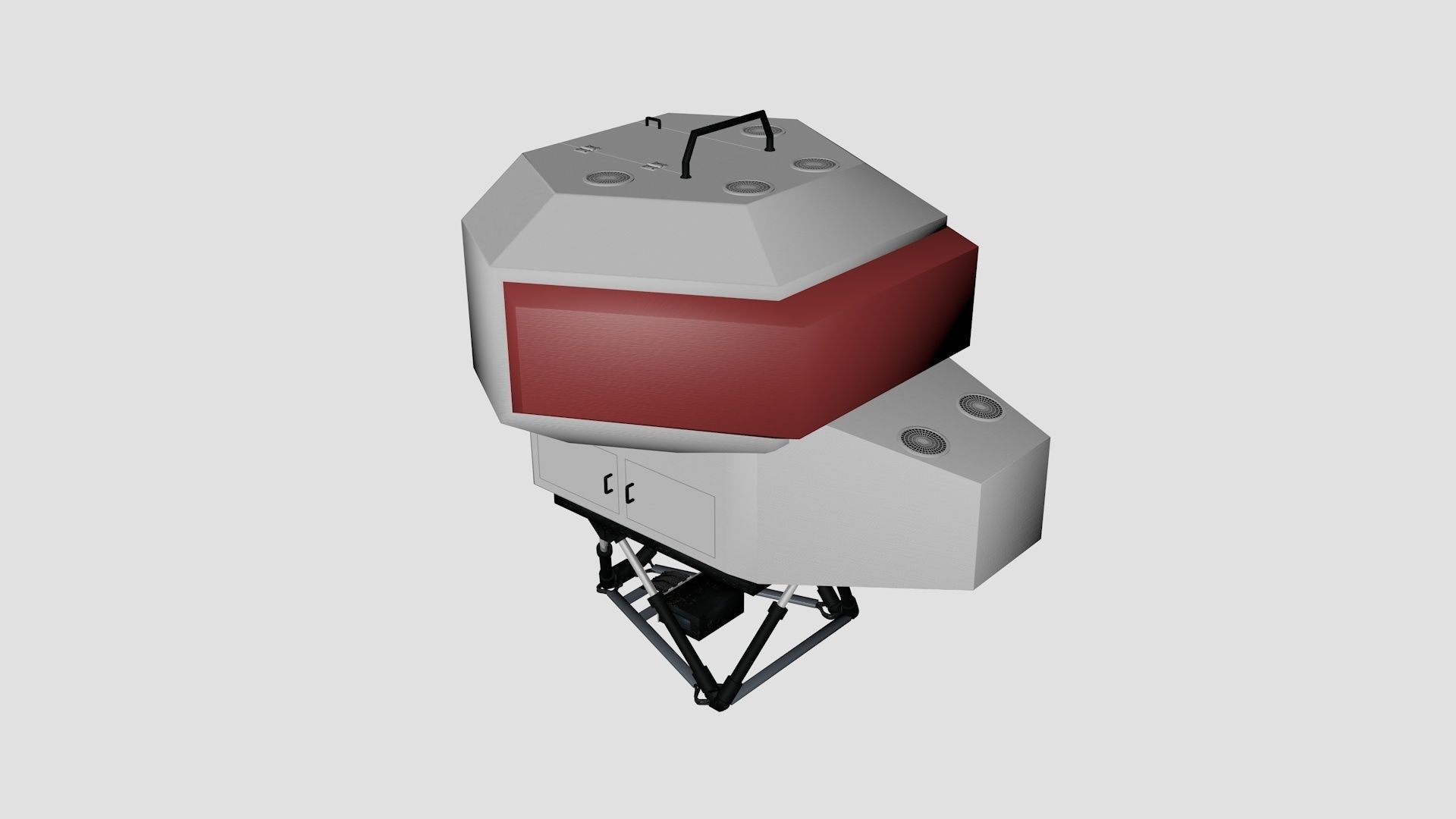 Simulator dome 3D model | CGTrader