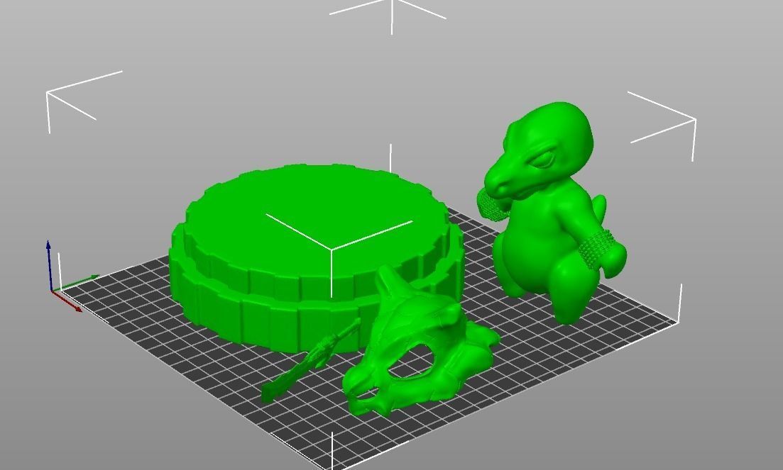Cubone the ghost of lavender town 3D model 3D printable | CGTrader