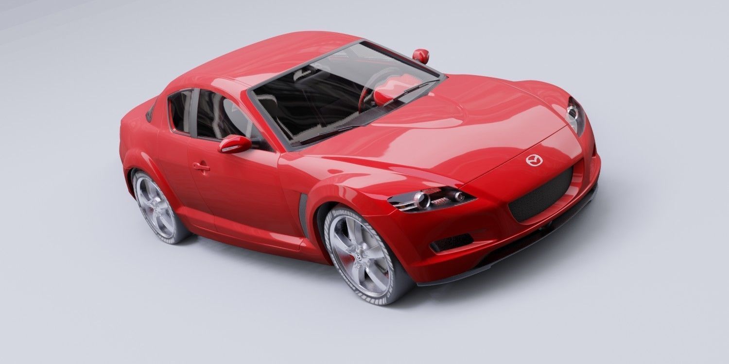 Mazda RX8 model in Blender 3D model | CGTrader
