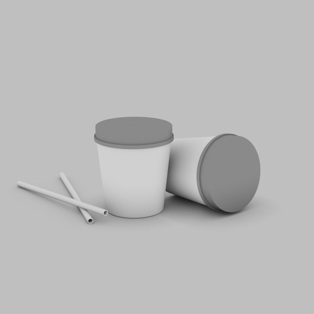 cup take away 3D model | CGTrader