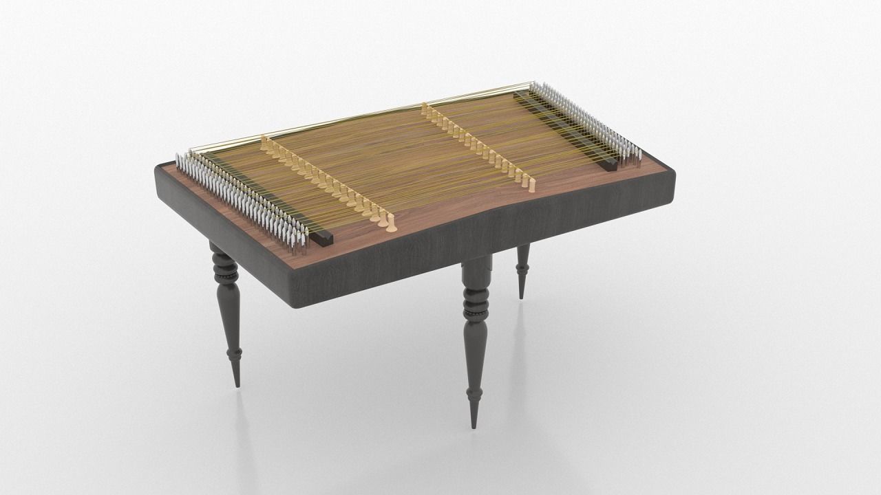 CHANG national musical instrument free 3D model | CGTrader