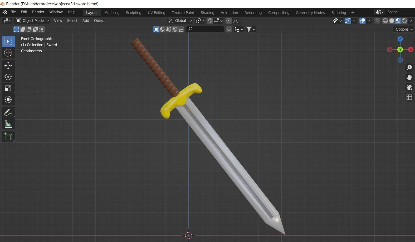 3D model Game sword low poly VR / AR / low-poly | CGTrader