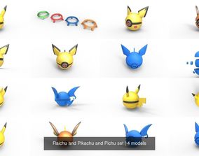 Raichu 3D Printing Models | CGTrader