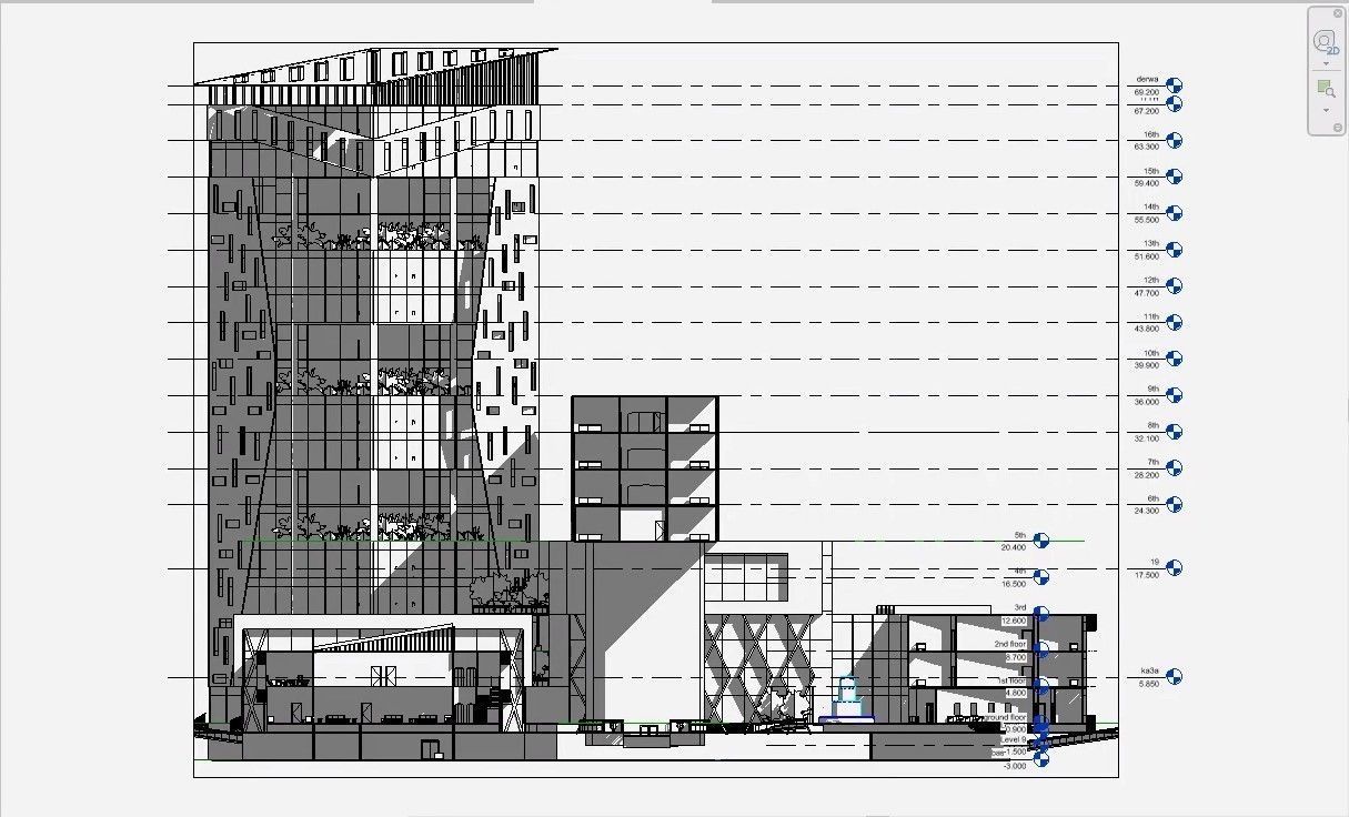 central bank compelete revit project 3D model | CGTrader